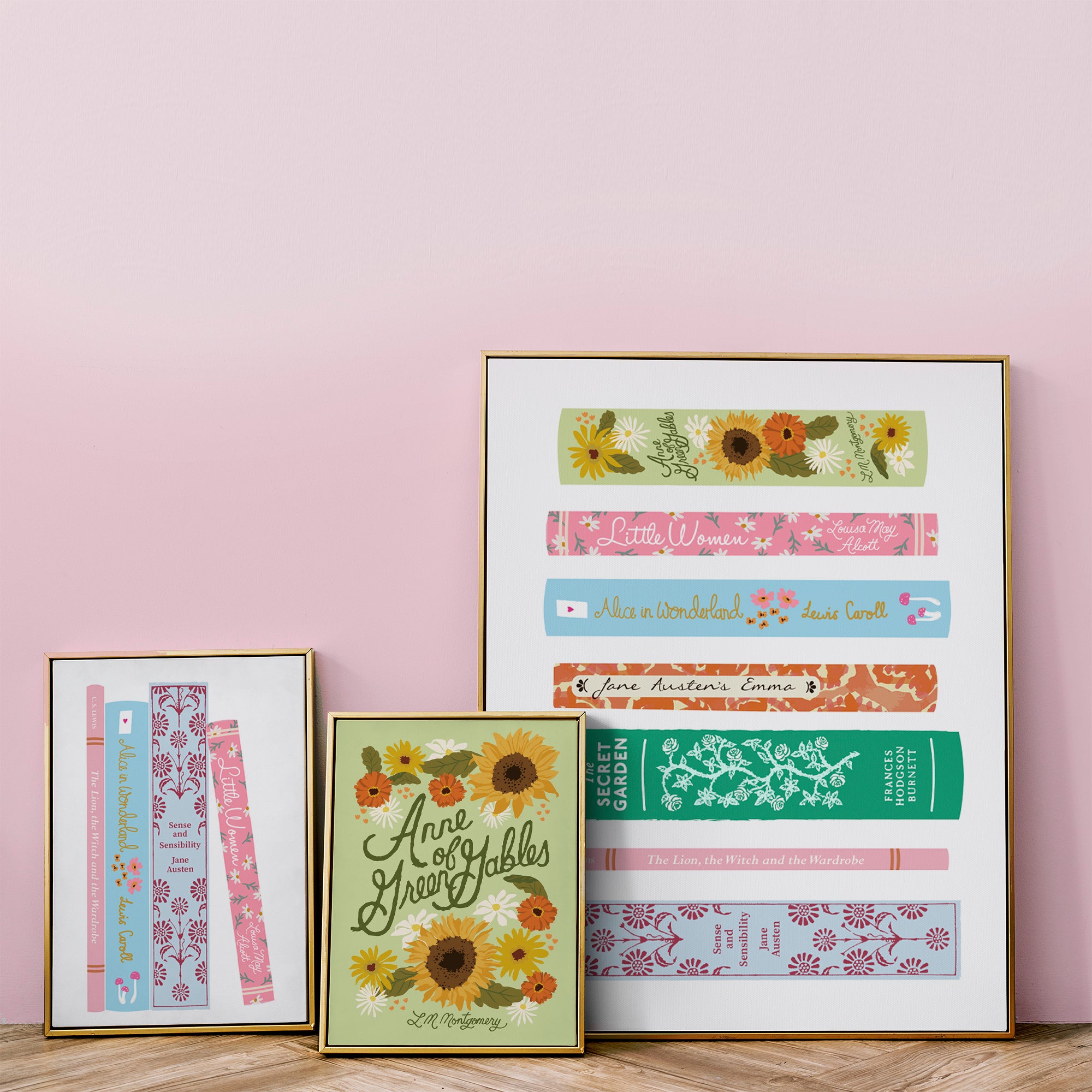 PRETTY BOOK SPINES CLASSICS PRINT – OhSoDaisy